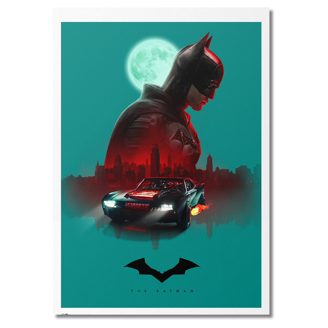 batman poster red
