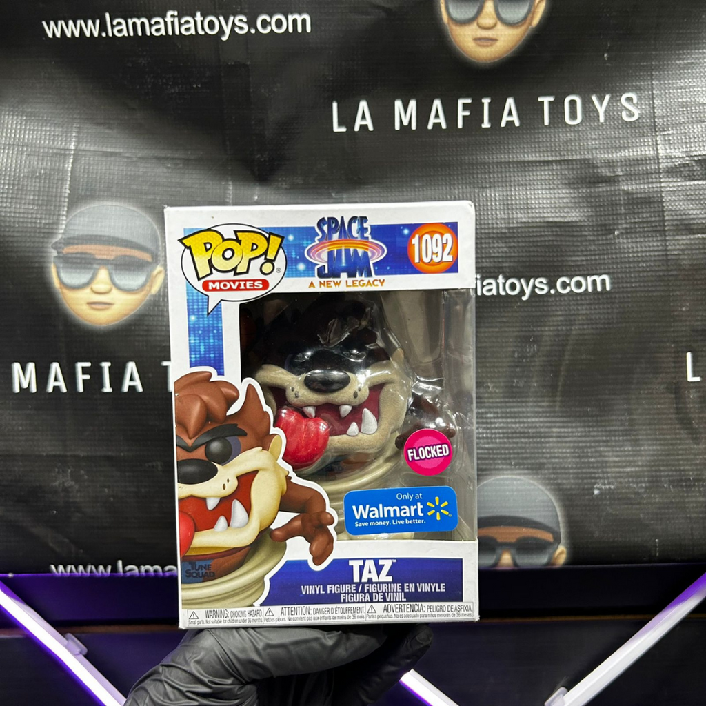 Funko Pop Space Jam Taz 1092 Flocked Walmart Exclusivo
