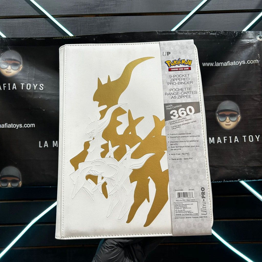 Ultra Pro Pokemon TCG Elite Series Arceus 9 Pocket Zippered PRO Binder