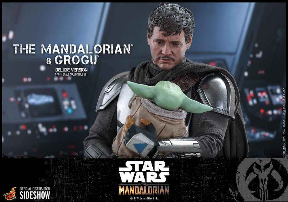 Hot Toys Star Wars The Mandalorian Mandalorian & Baby Yoda Deluxe Vers