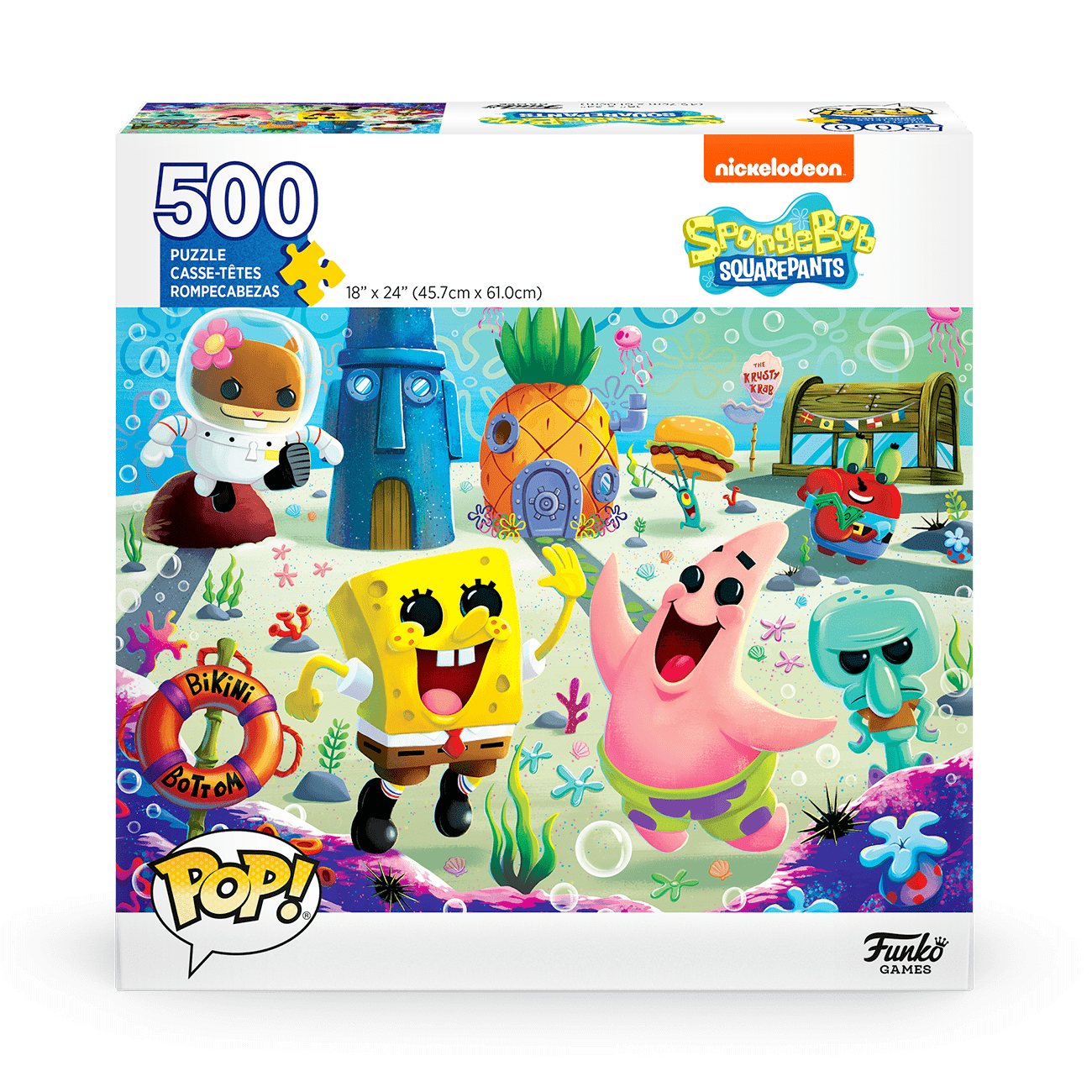 Funko Pop Puzzle Bob Esponja Nickelodeon